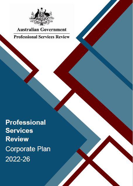 Corporate Plan 2022-26 | Professional Services Review (PSR)